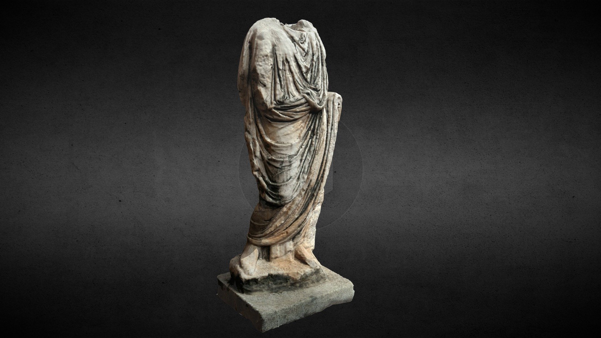 Escultura togada romana - 3D model by Rafael Valera (@rafaelvalera ...