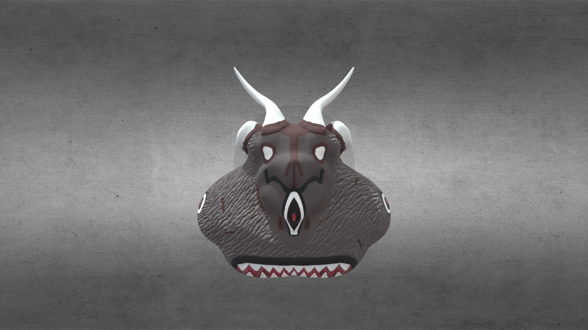 Creature Bust | School Project - 3D model by mlonardo [2d91759] - Sketchfab