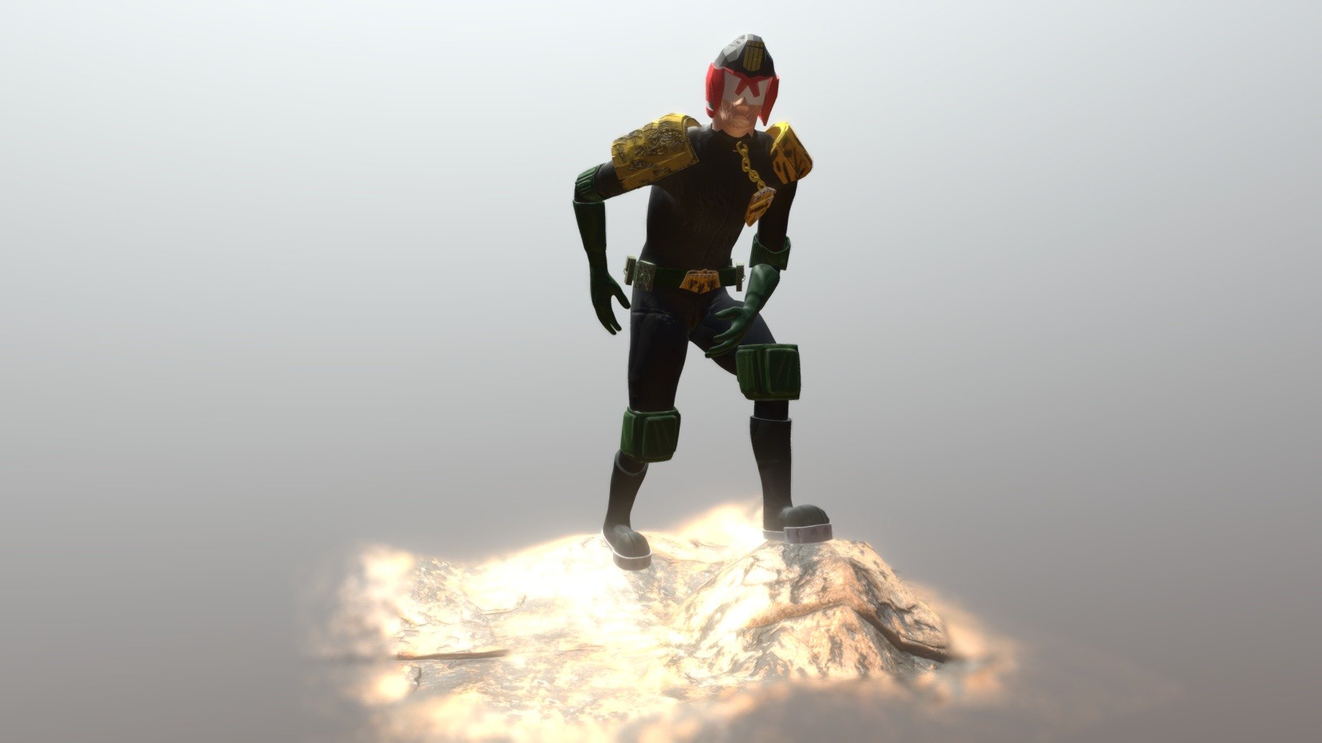 Judge Dredd Try - Download Free 3D model by Sanxcho [2d91fa7] - Sketchfab