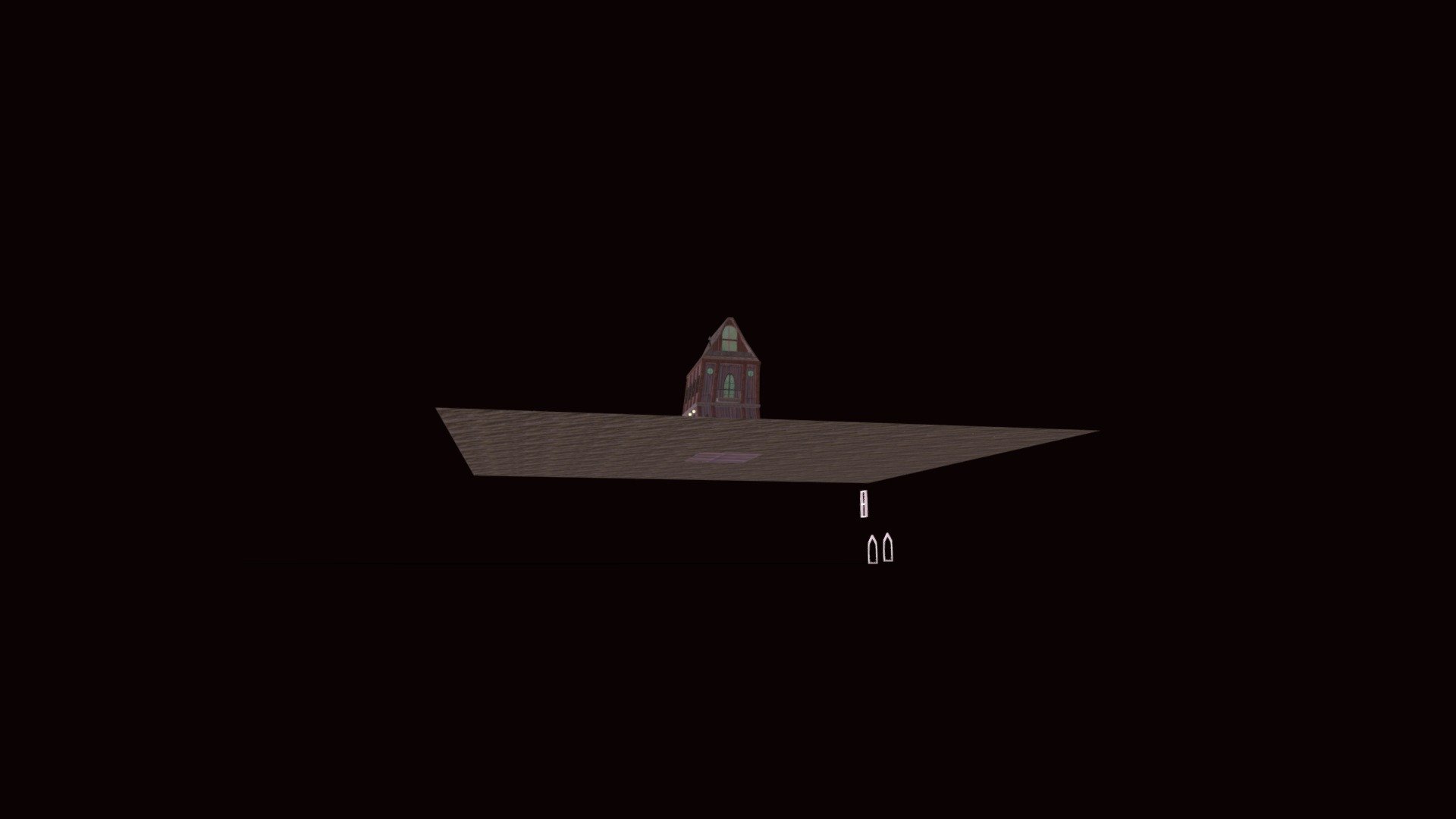 House on the moor - 3D model by volonterioart [2d930d6] - Sketchfab