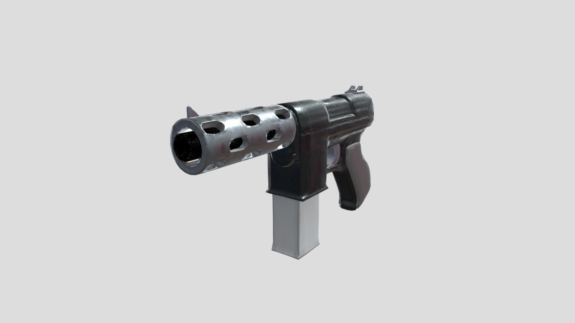 Machine Pistol - 3D model by alex1217will [2d9350c] - Sketchfab