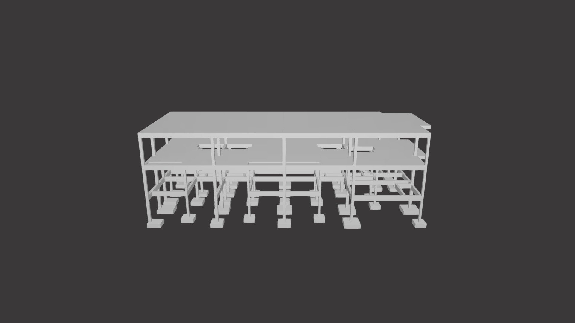 CCA - ANTÔNIO E LEONARDO - MODELO ESTRUTURAL 3D - 3D model by MTS ...