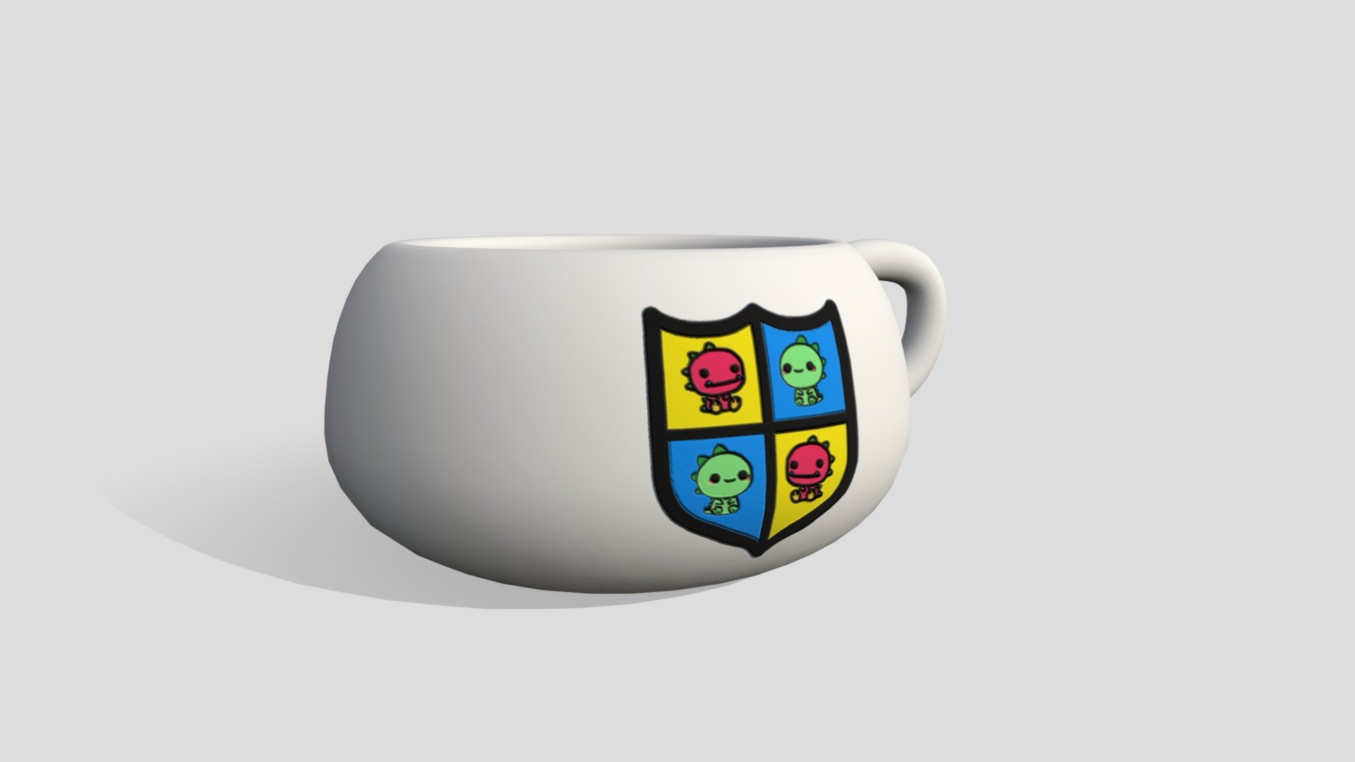 Mug - 3D model by jfullen [2d96821] - Sketchfab