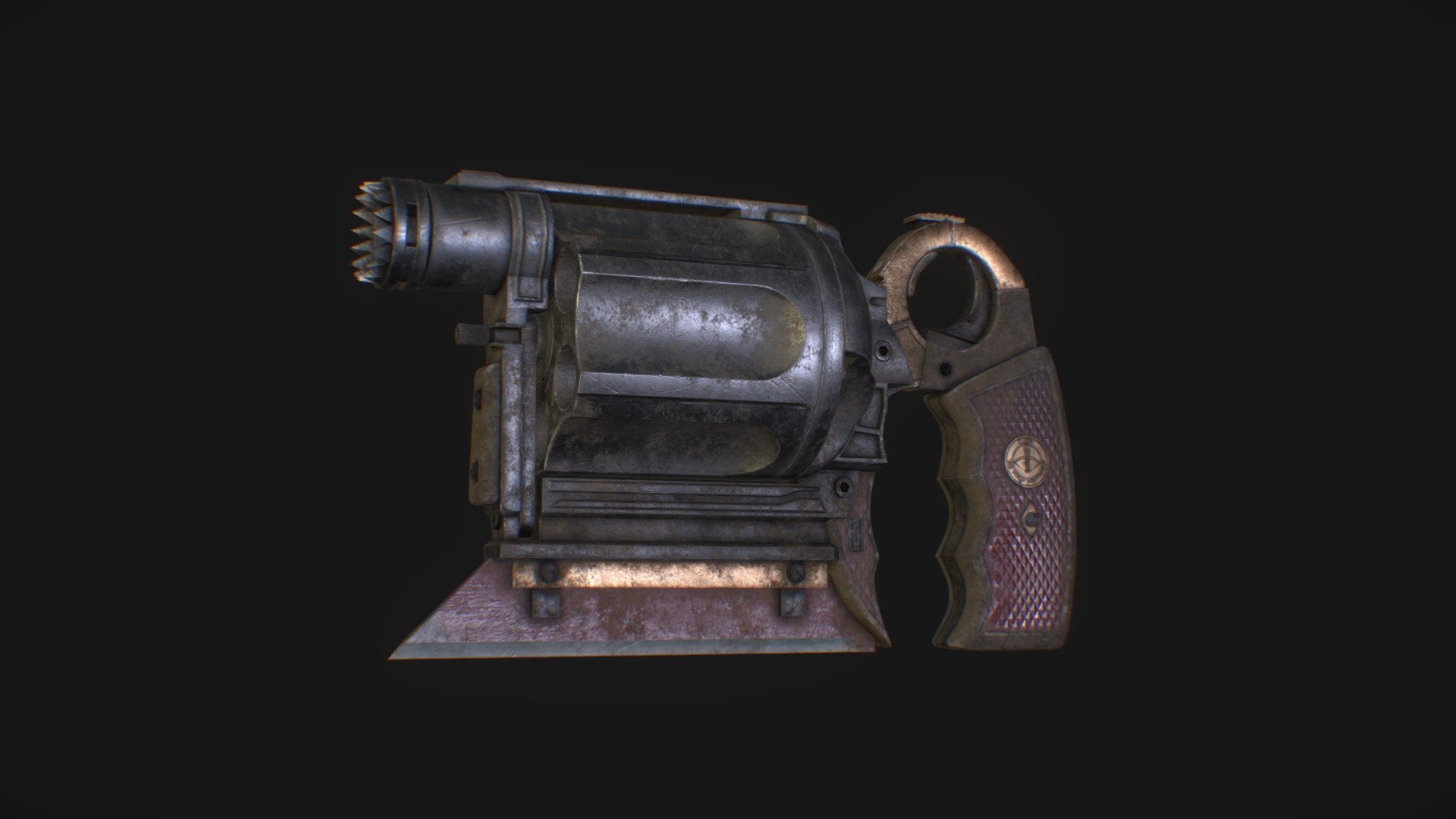 Funky Lookin' Revolver - Download Free 3D model by IsraelK [2d97488 ...