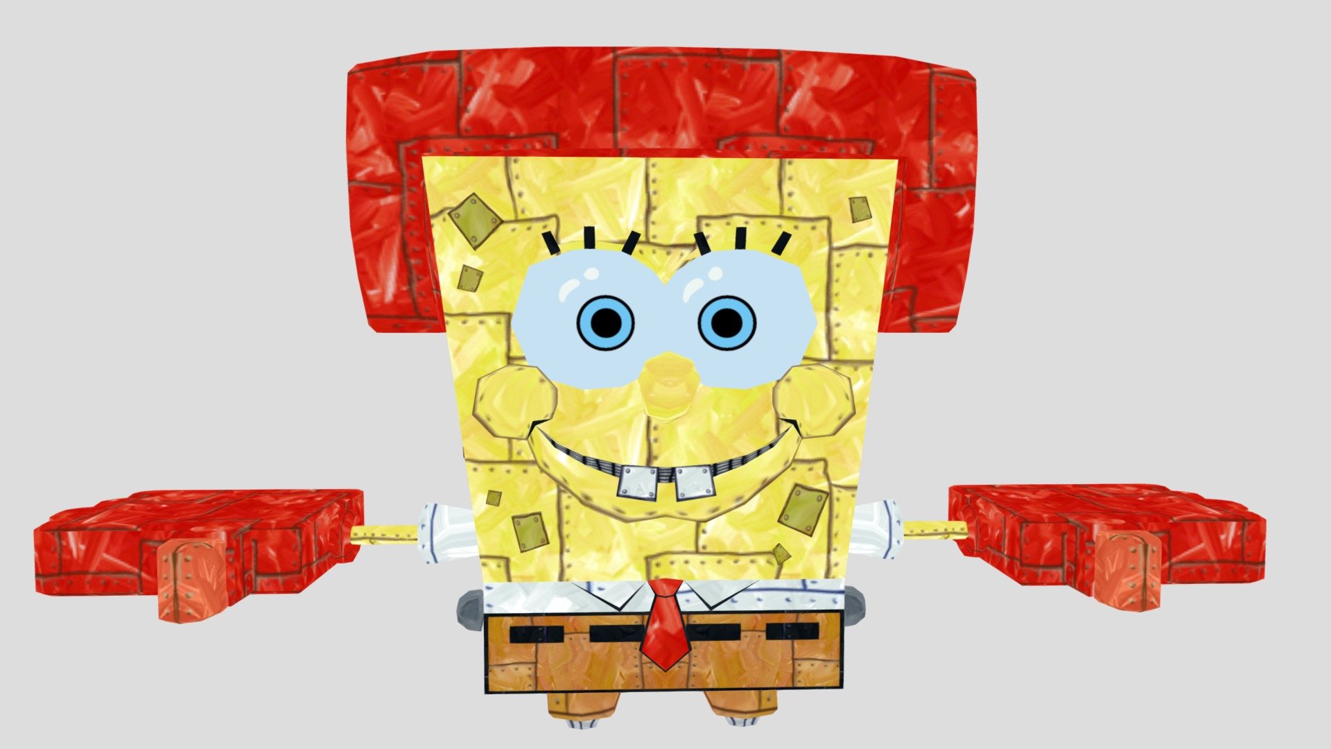 Bfbb-SpongeBot Steelpants - Download Free 3D model by SMF Features ...