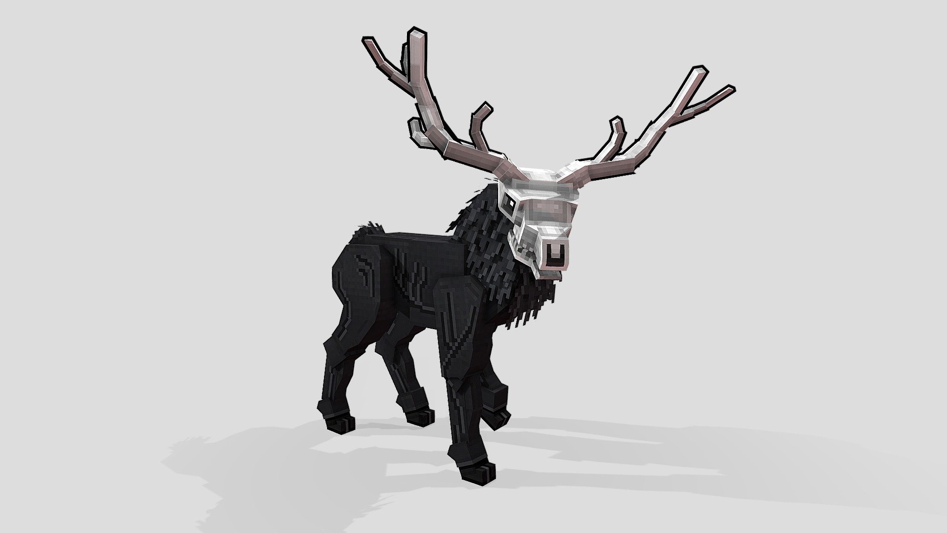 [ MC ] Java : Demon Deer - 3D model by iJUNE [2d98f8d] - Sketchfab