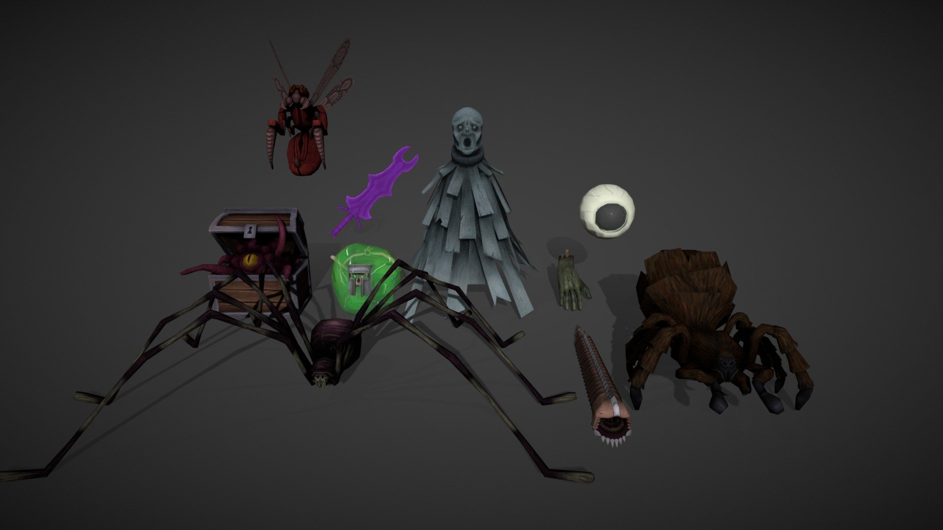 monsters - 3D model by kirill kupreev (@pinqin) [2d99823] - Sketchfab