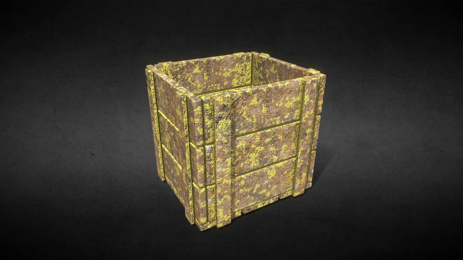 Crate (high poly) - 3D model by axeltljohnson [2d9b036] - Sketchfab