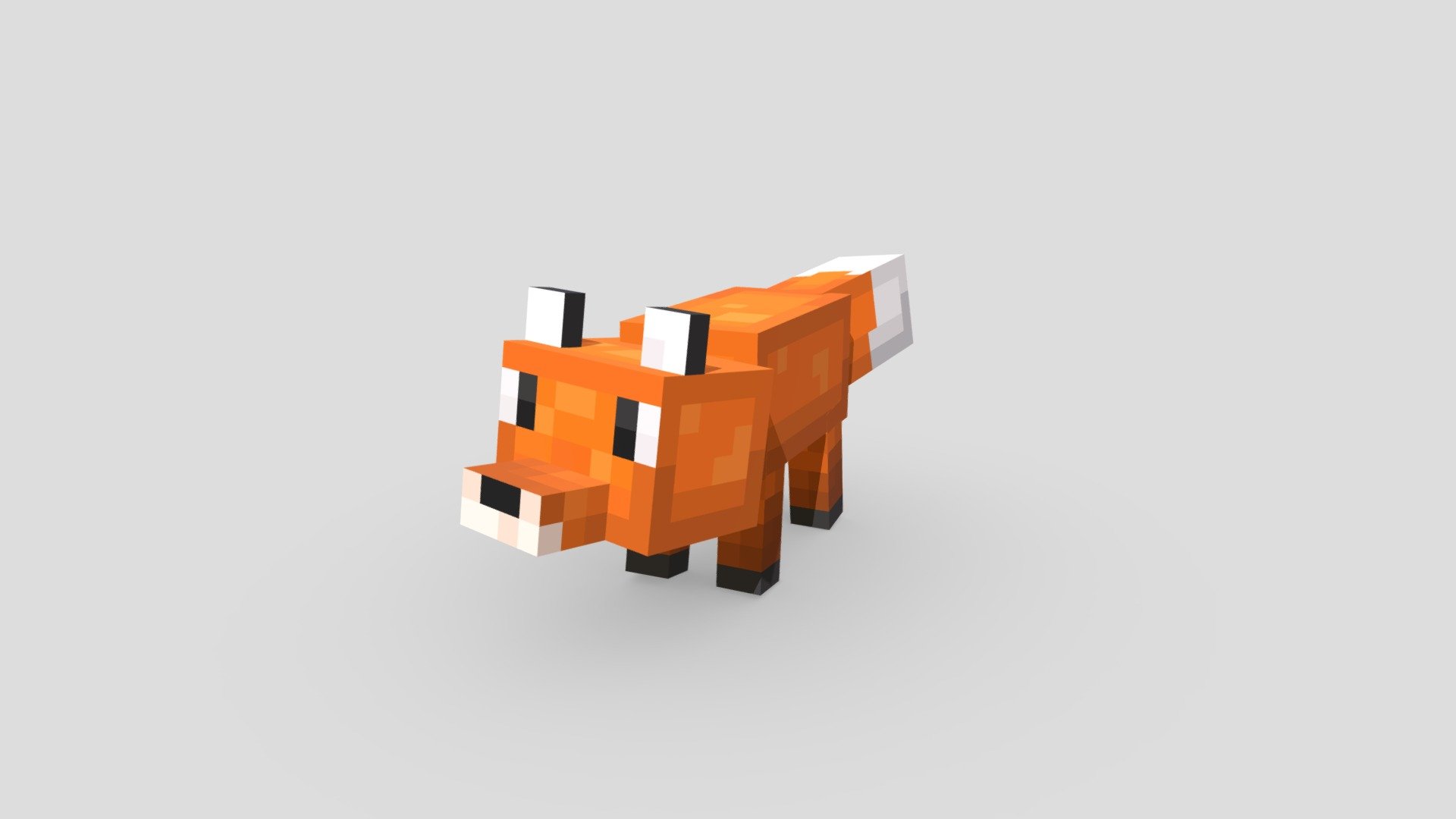 Minecraft Fox - Download Free 3D model by GoodVessel92551 [2d9f3dd ...