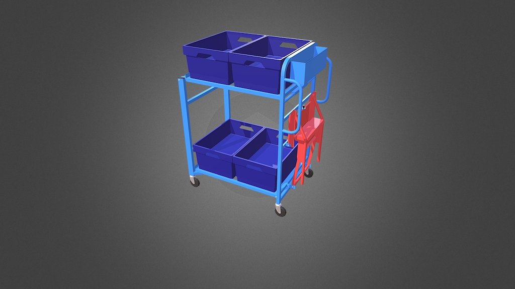 Nesting Pick Trolley V2 Sf - 3D model by Norseman Direct Ltd ...