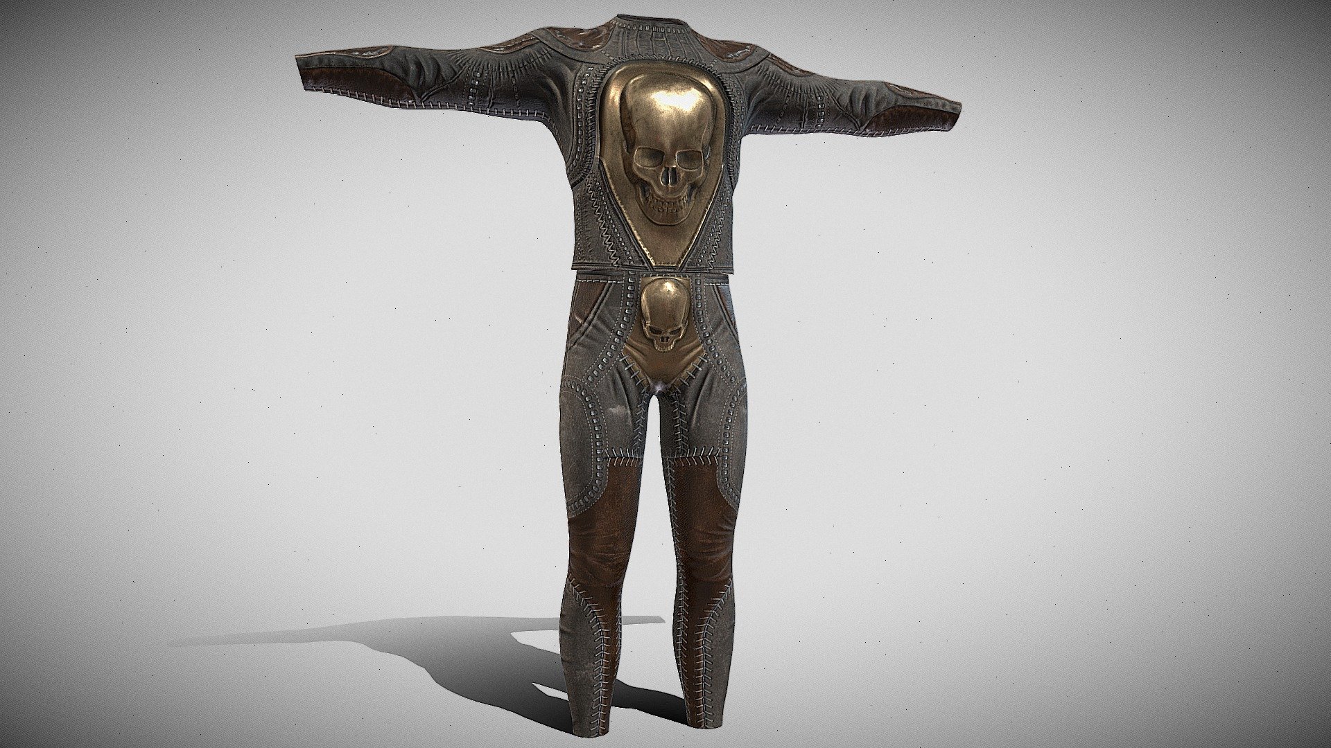 Game Ready - Skull Suit - 3D model by Sam (@sammephi) [2d9f5eb] - Sketchfab