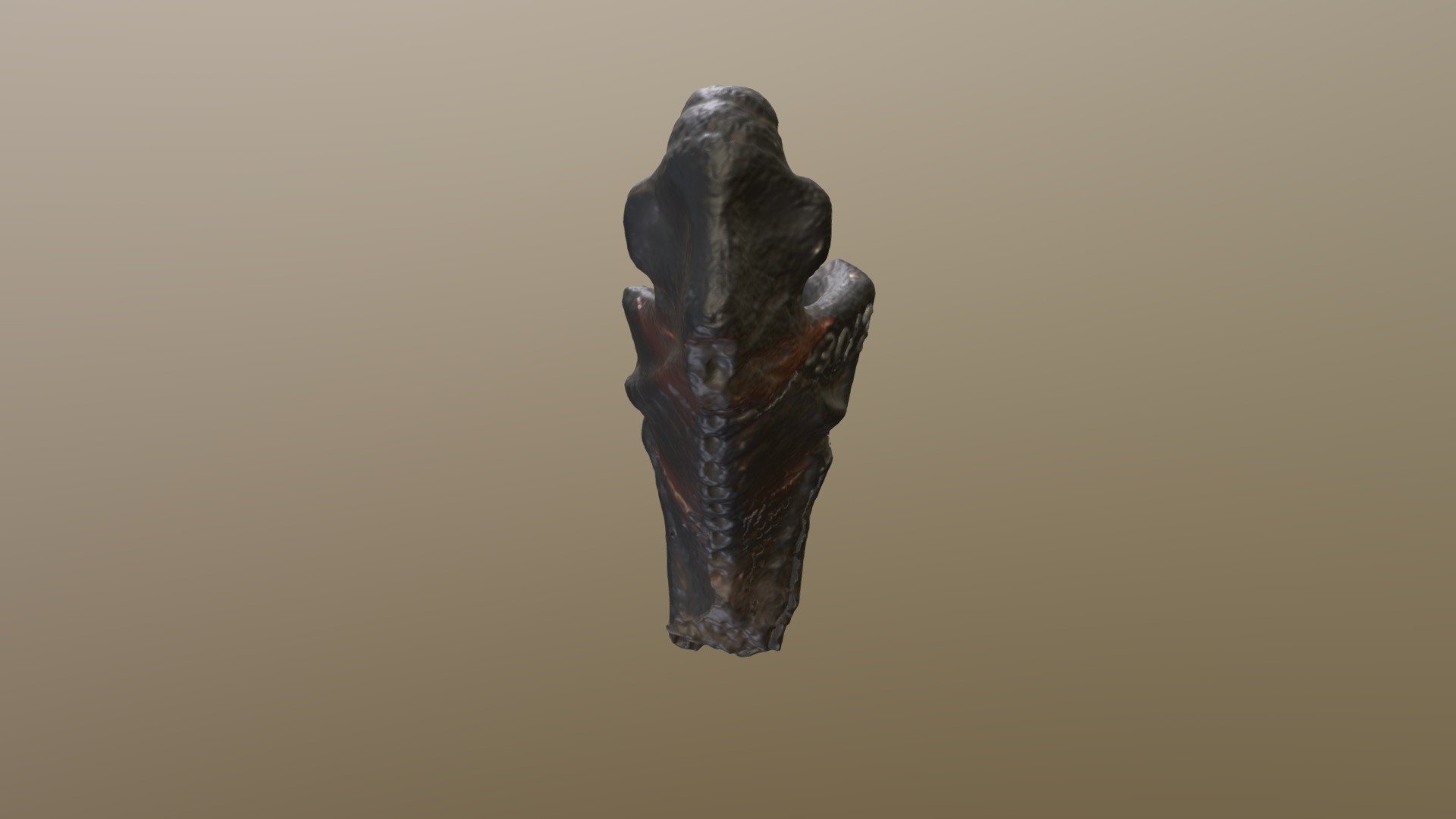 pinch-face smoking pipe (NS 43088) - 3D model by Royal Ontario Museum ...