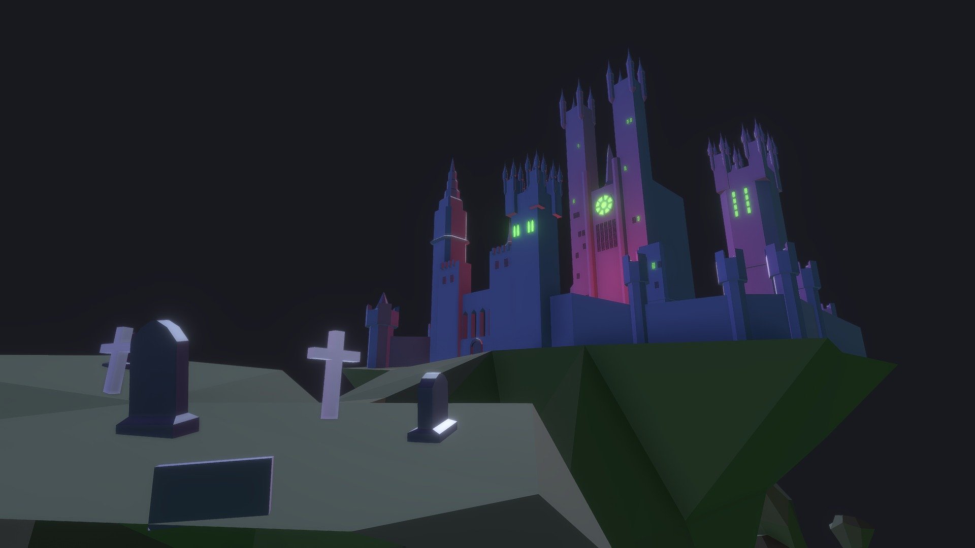 Castle Drakula - 3D model by Pkai [2d9f9e4] - Sketchfab