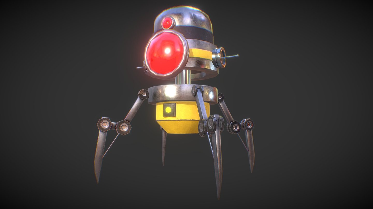 Land Robot - 3D model by wasdstudio [2da0c74] - Sketchfab