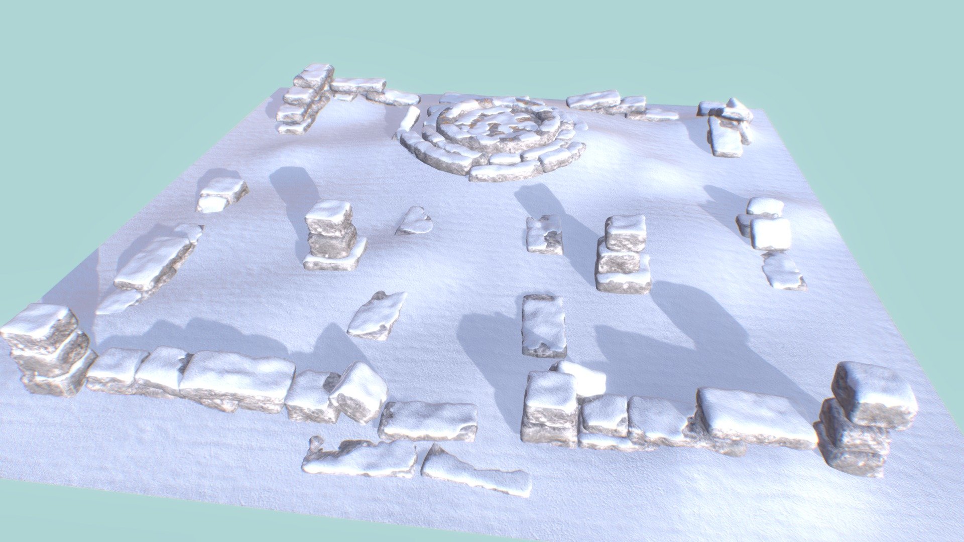 Snow Portal - Download Free 3D model by AlessioPassera [2da2cd2 ...