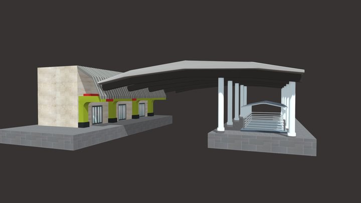 Railway-station 3D models - Sketchfab