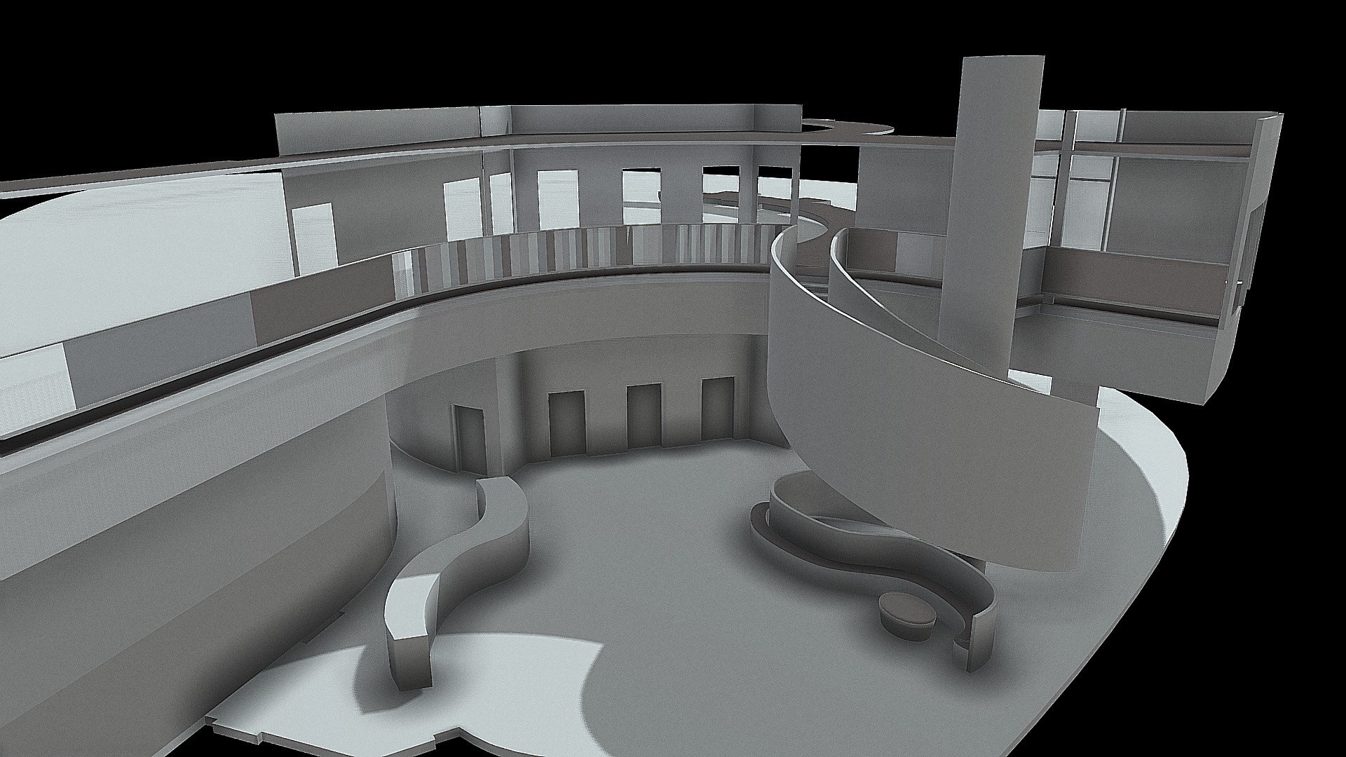 hcm stair - Download Free 3D model by clc228 [2da3cd7] - Sketchfab
