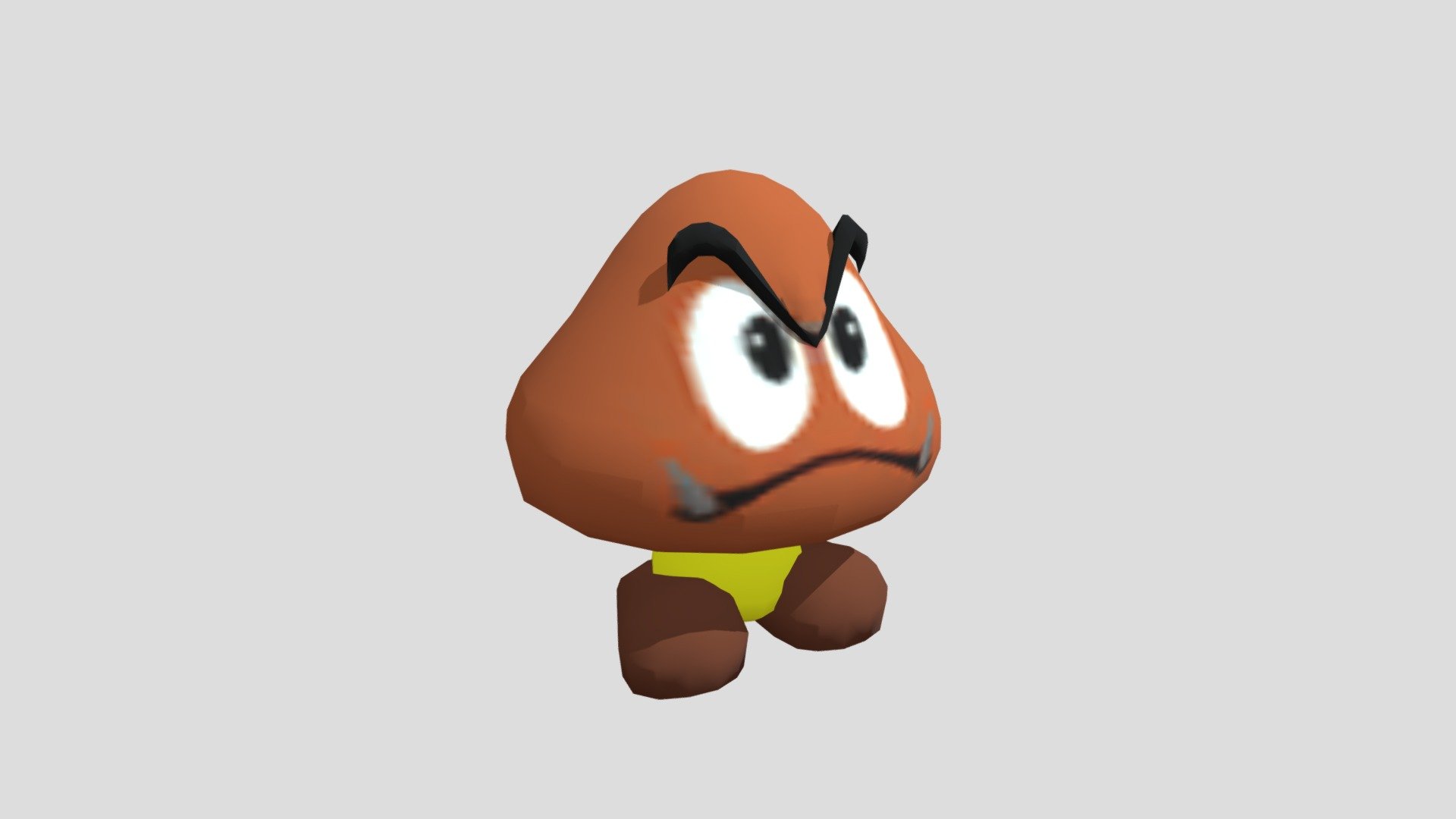 Goomba - Download Free 3D model by tirrellclark.75 [2da3e78] - Sketchfab