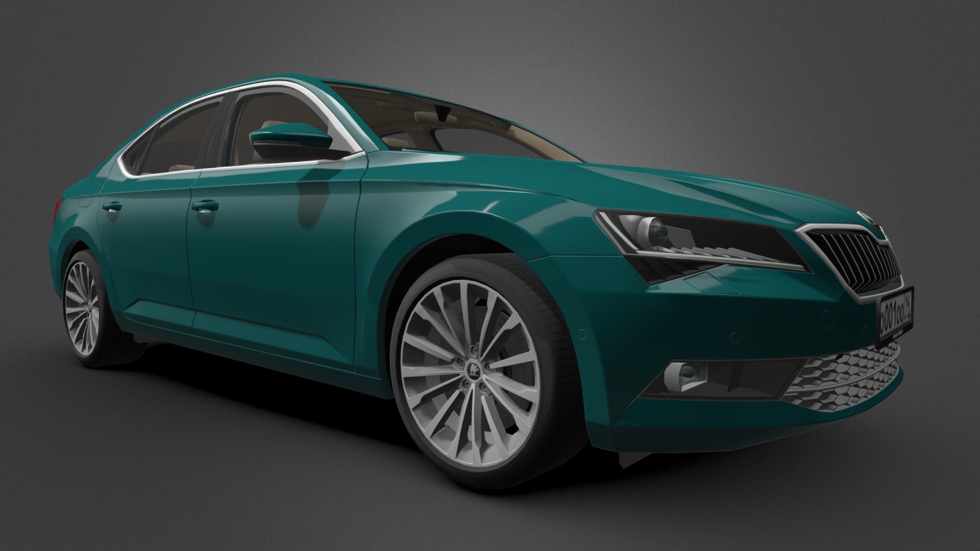 2017 Skoda Superb - Download Free 3D model by BHP3D [2da5059] - Sketchfab