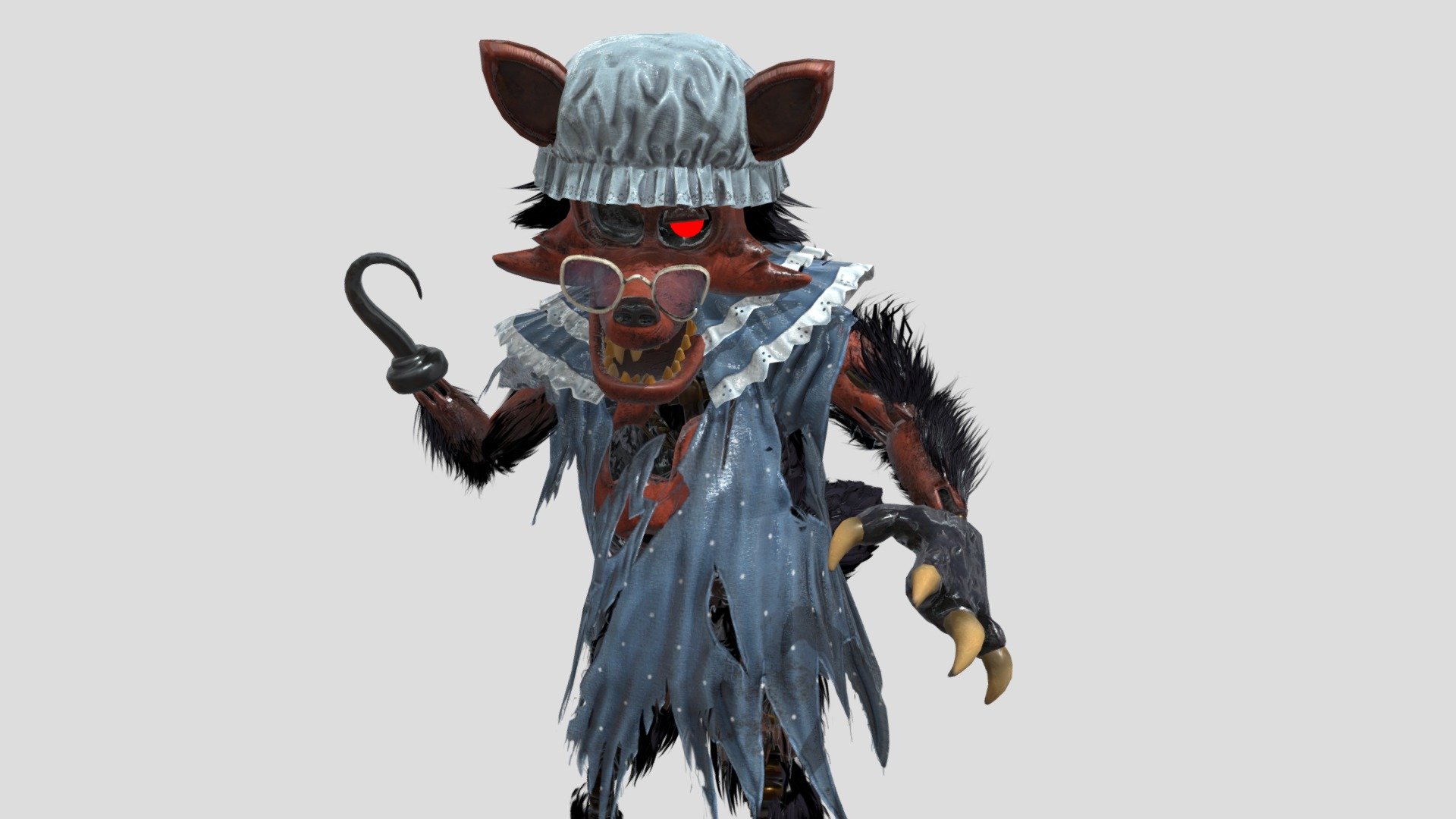 Big Bad Foxy - Download Free 3D model by OrangeSauceu [2da6e8b] - Sketchfab