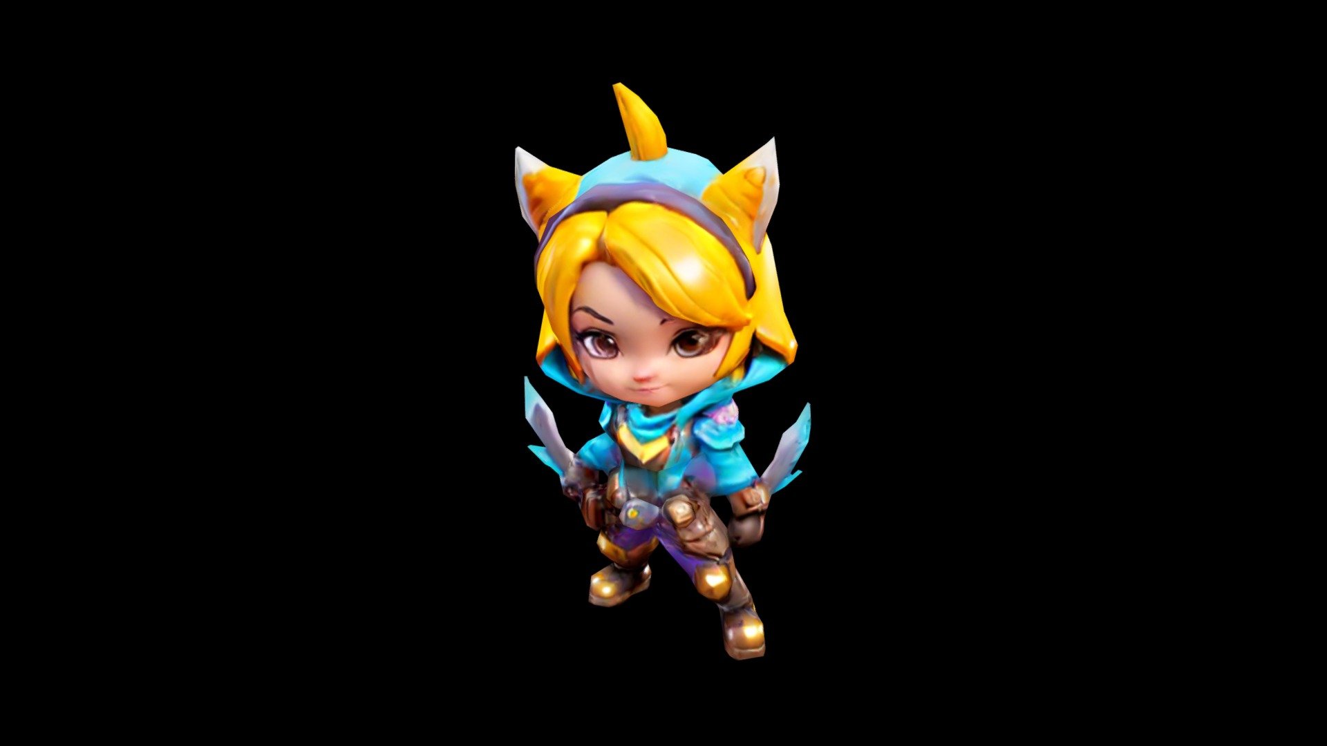 "Fantasy Fashion Animated Toy Character Illustr - Download Free 3D ...