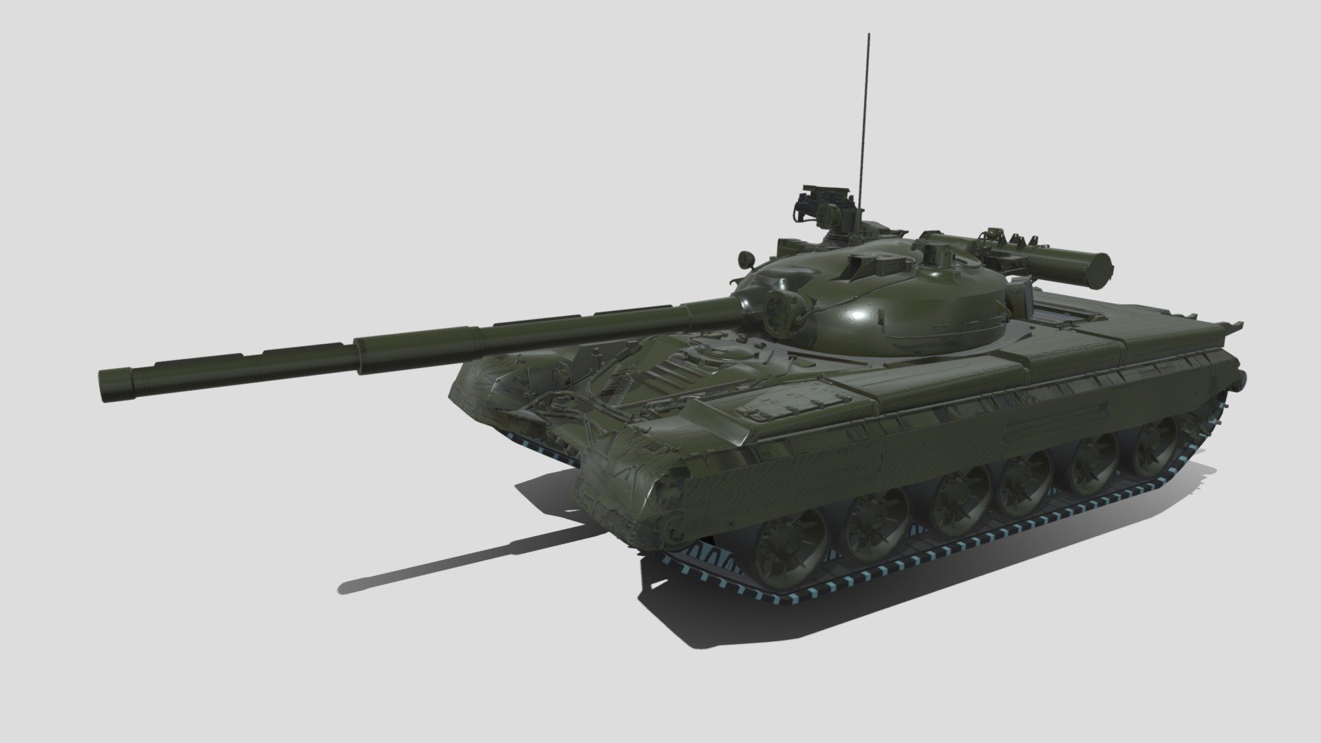 T-80 MBT [MAIN BATTLE TANK] - Download Free 3D model by Muhamad Mirza ...