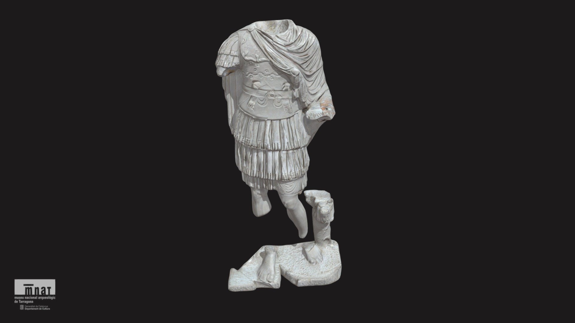 Estàtua cuirassada - MNAT 45602 - Download Free 3D model by Museu ...