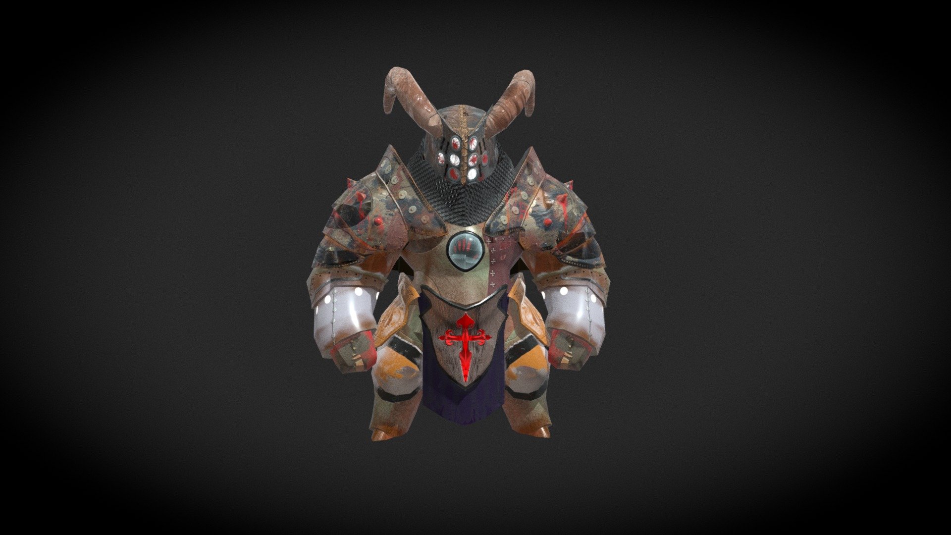 Rusty Knight - 3D model by santsote [2dac006] - Sketchfab