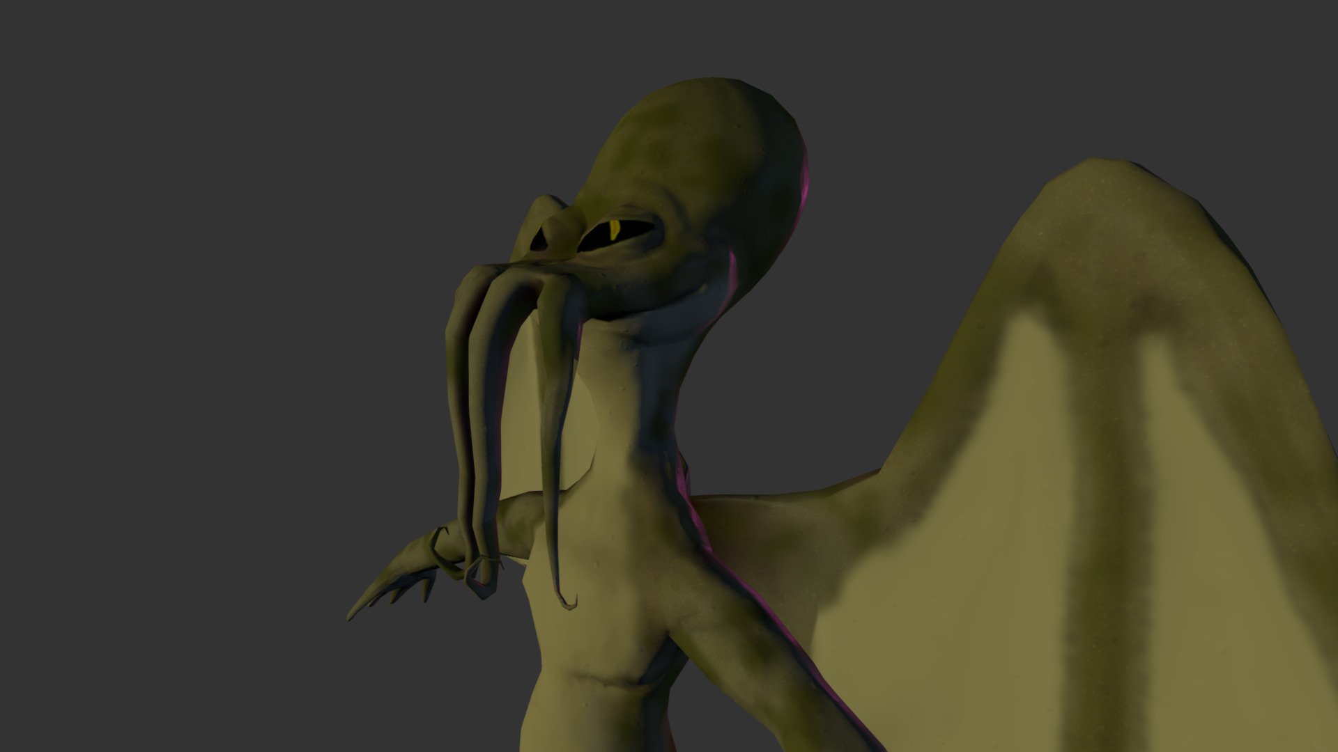Cthulhu second test - 3D model by ravanin [2dac28a] - Sketchfab