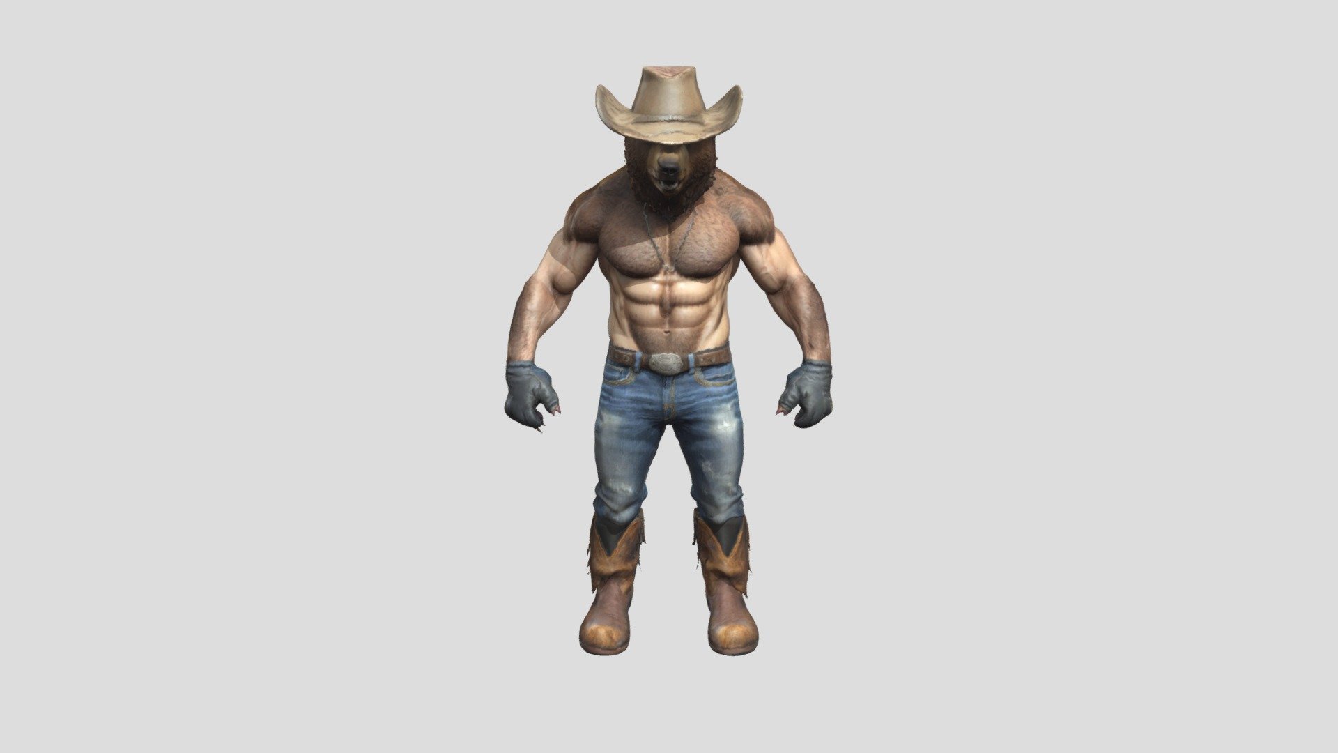 Cowbear-Fighter - 3D model by DarkMindGames [2dac5ba] - Sketchfab