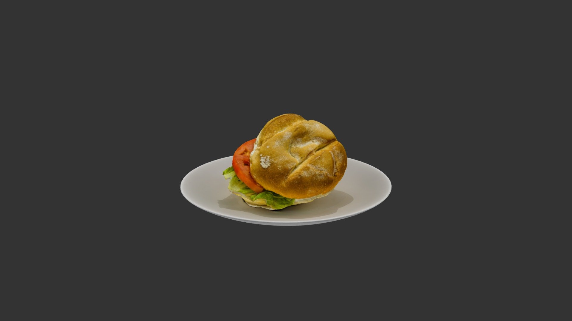 chicken burger - 3D model by menuthat [2dad6c9] - Sketchfab