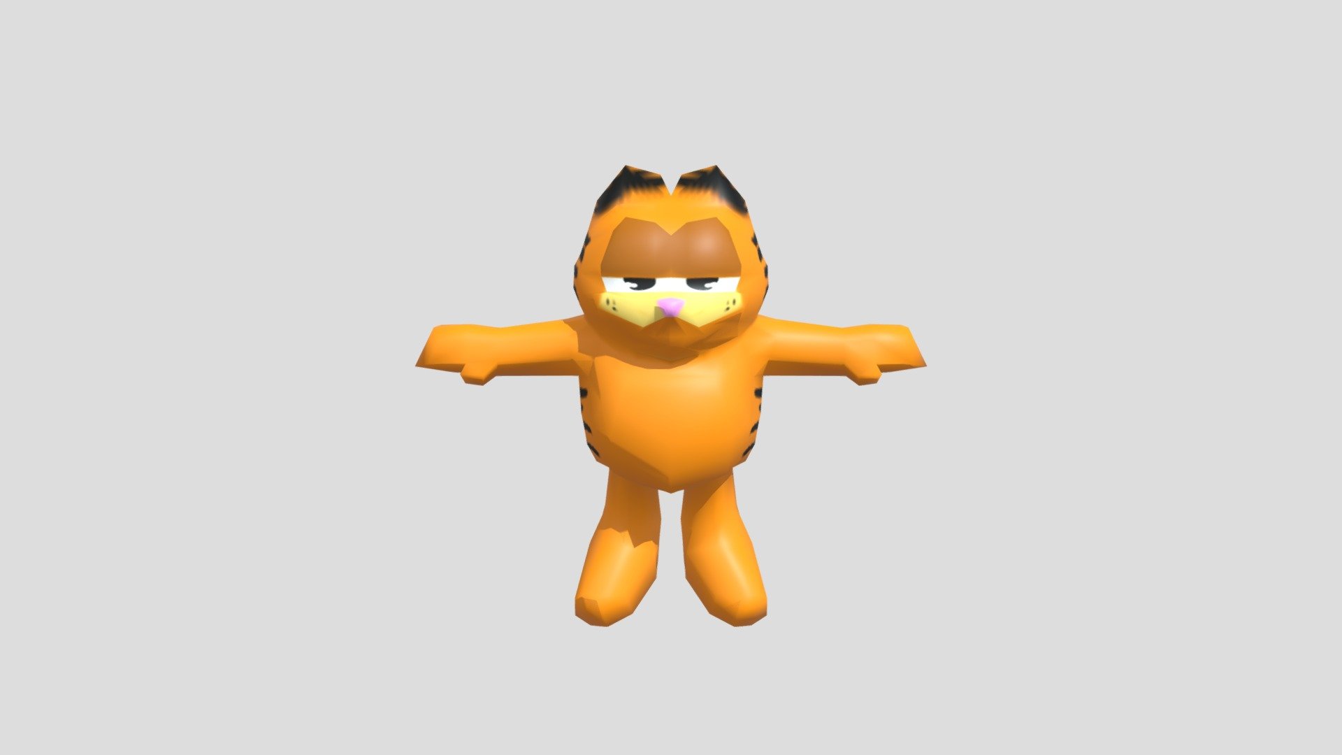 Garfield LowPoly - Download Free 3D model by Edward Daemon ...
