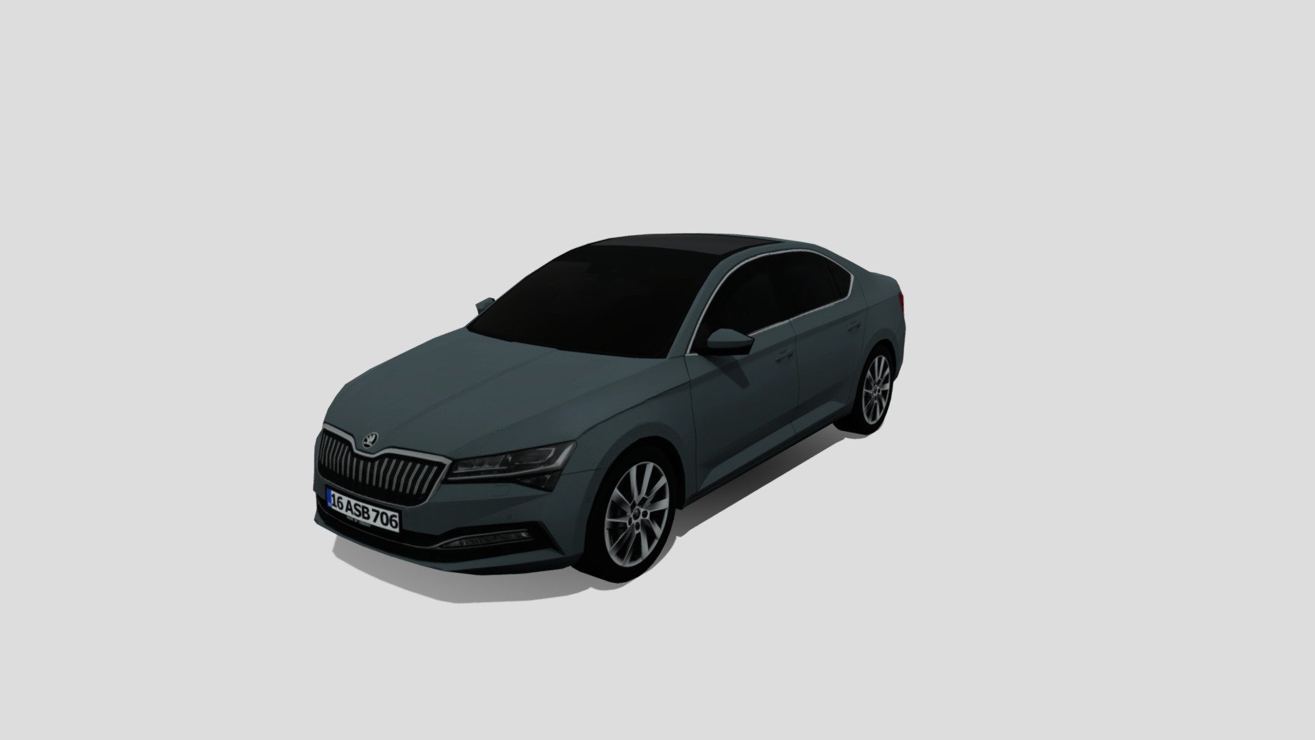 2022 Skoda Superb - 3D model by VeesGuy [2db1d2d] - Sketchfab