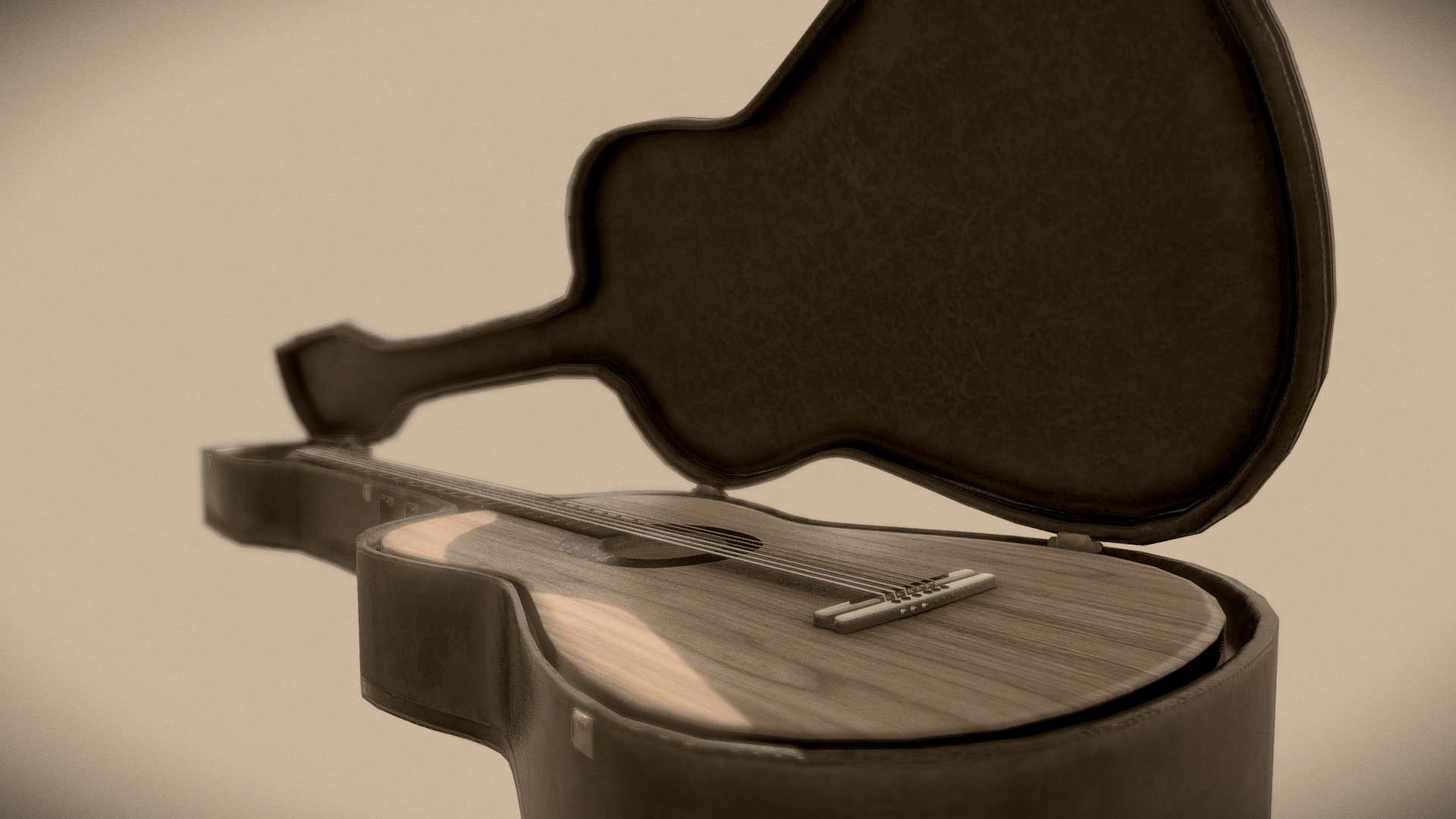Acoustic Guitar [BnS] - 3D model by VirtualDispensary [2db1ef7] - Sketchfab
