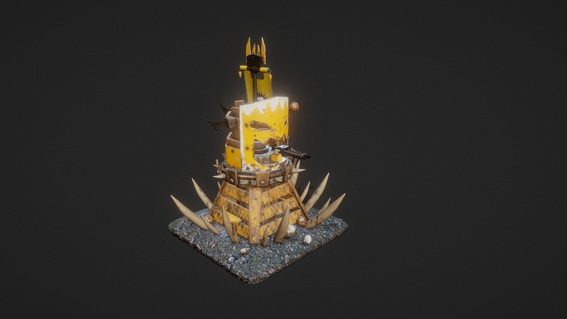 Orc watchtower - Download Free 3D model by Dmitry Shark ...