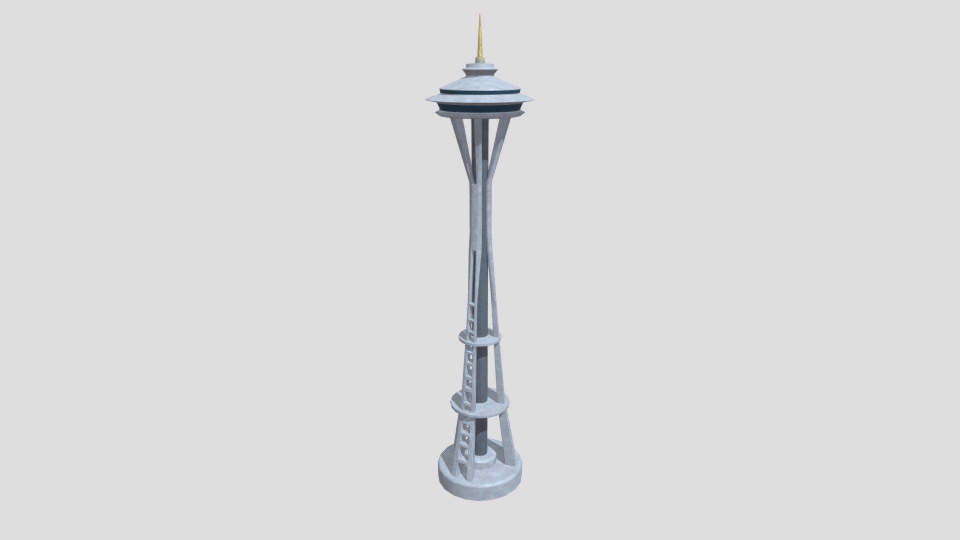 space needle - 3D model by Worldfrog [2db45b3] - Sketchfab