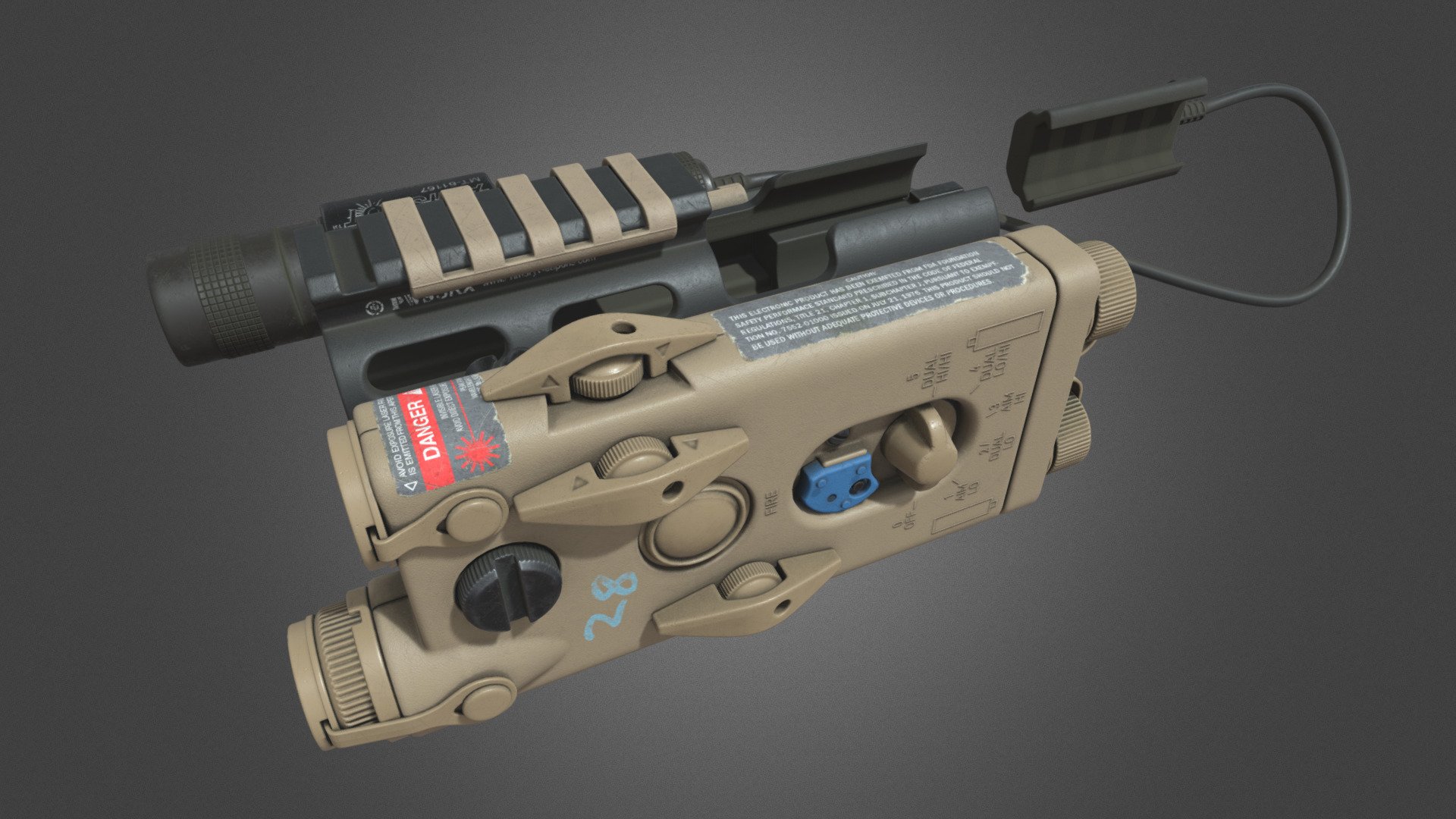 PWS SRX Rail Extension with Attachments - 3D model by Piotr ...