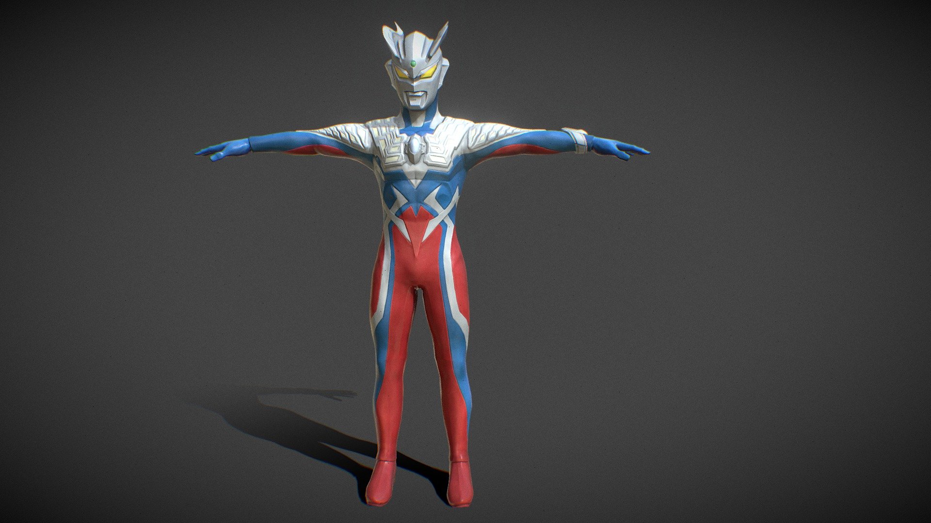 Ultraman Zero - 3D model by icq1773 [2db6383] - Sketchfab