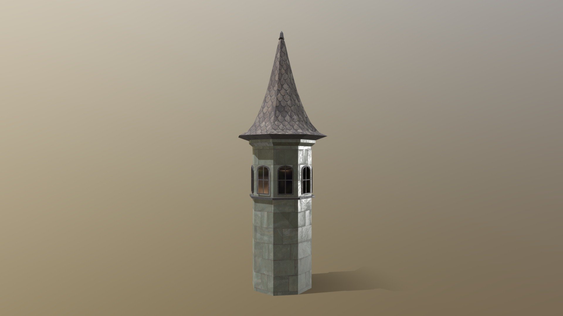 Victorian Tower - 3D model by 3ggie33 [2db84ef] - Sketchfab