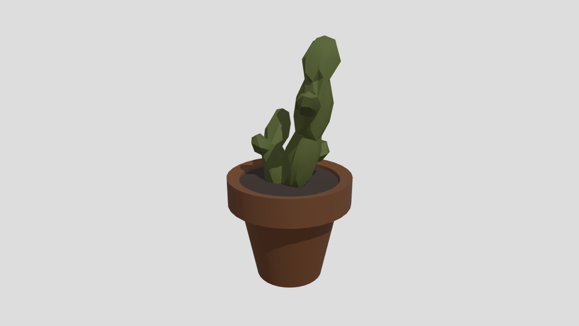 Low-Poly Cactus - Download Free 3D model by BopeBoi [2db9a06] - Sketchfab