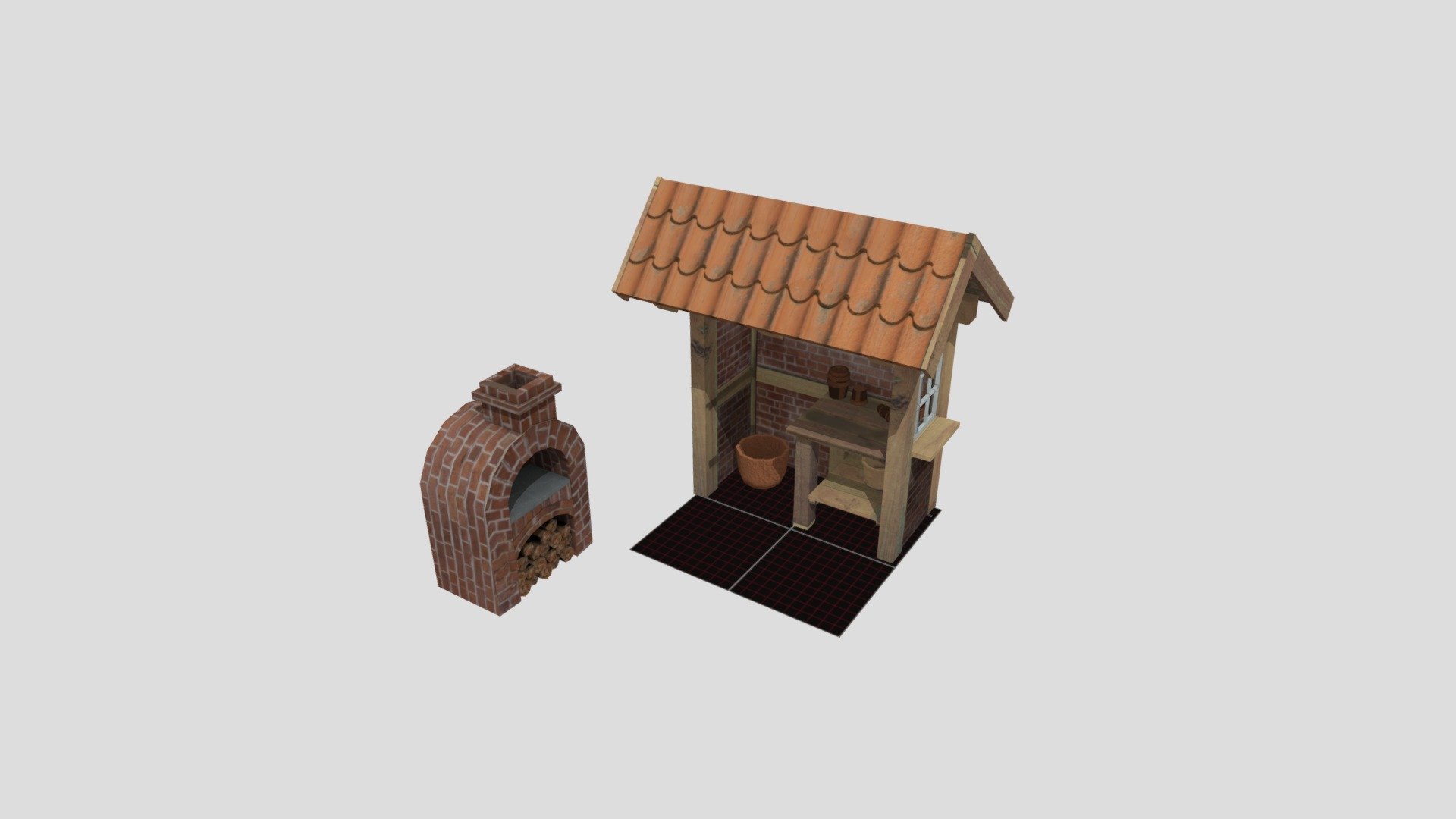DAE 5 Finished props - GRANDMAS COTTAGE - 3D model by Luna_VM [2dba583 ...