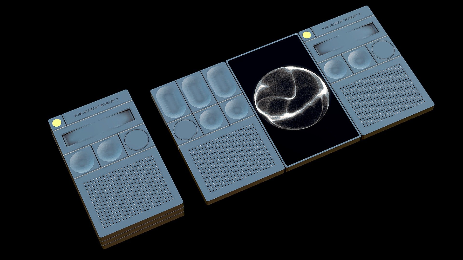 Concept Portable Digital Audio Recorder - 3D model by yugengen [2dbaa3f ...