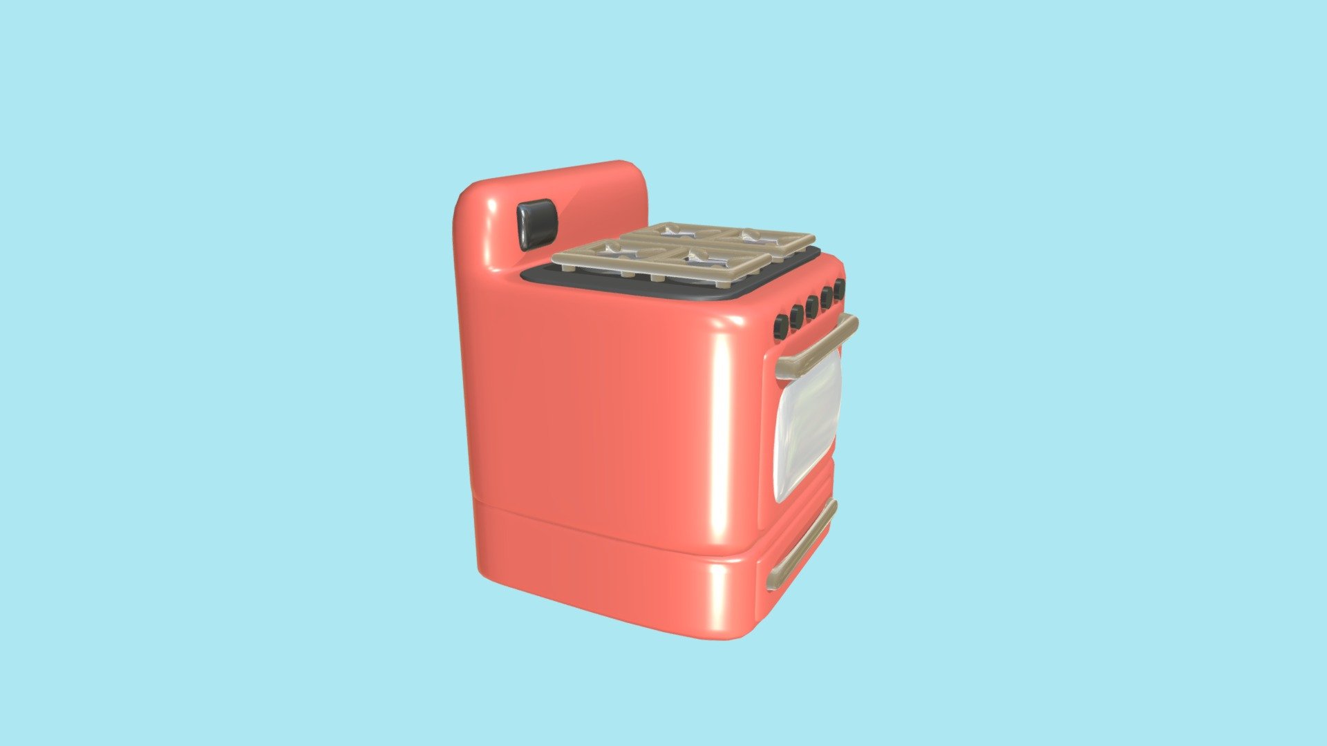 Stylized Oven - Download Free 3D model by CherryWine [2dbe076] - Sketchfab