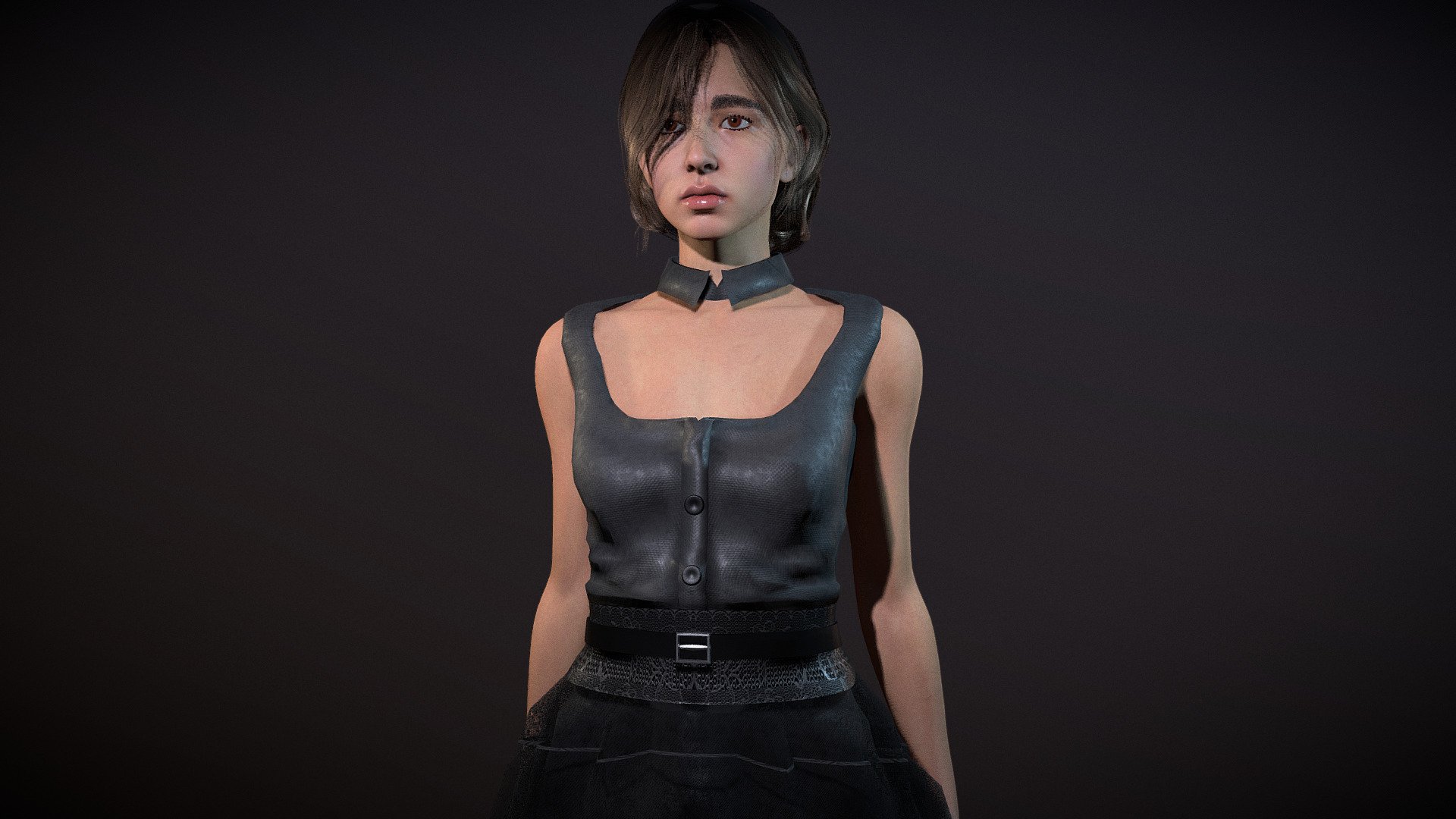 Girl in Skirt 07 - Buy Royalty Free 3D model by Cg Stuff (@bokeh ...