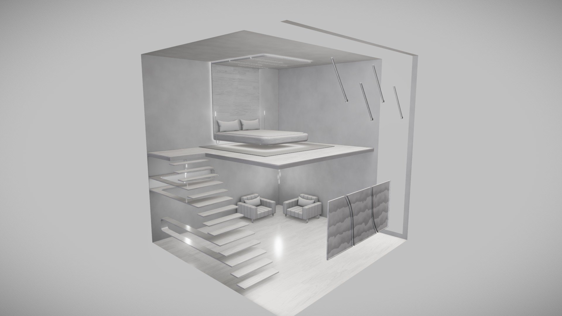 VR Home - Baked - Buy Royalty Free 3D model by 5th Dimension (@5th ...