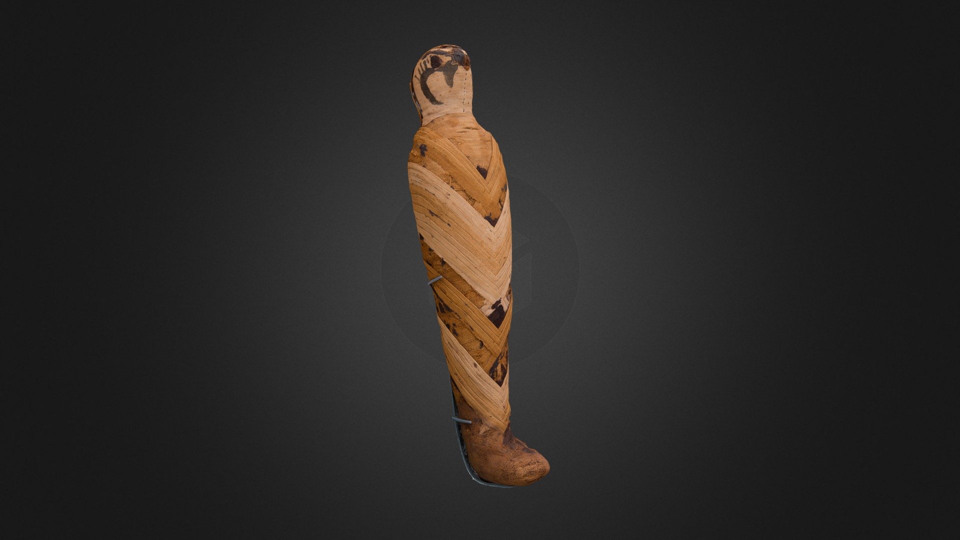 Hawk Mummy (RAFFMA Artifact) - 3D model by raffmacsusb [2dc1a34 ...