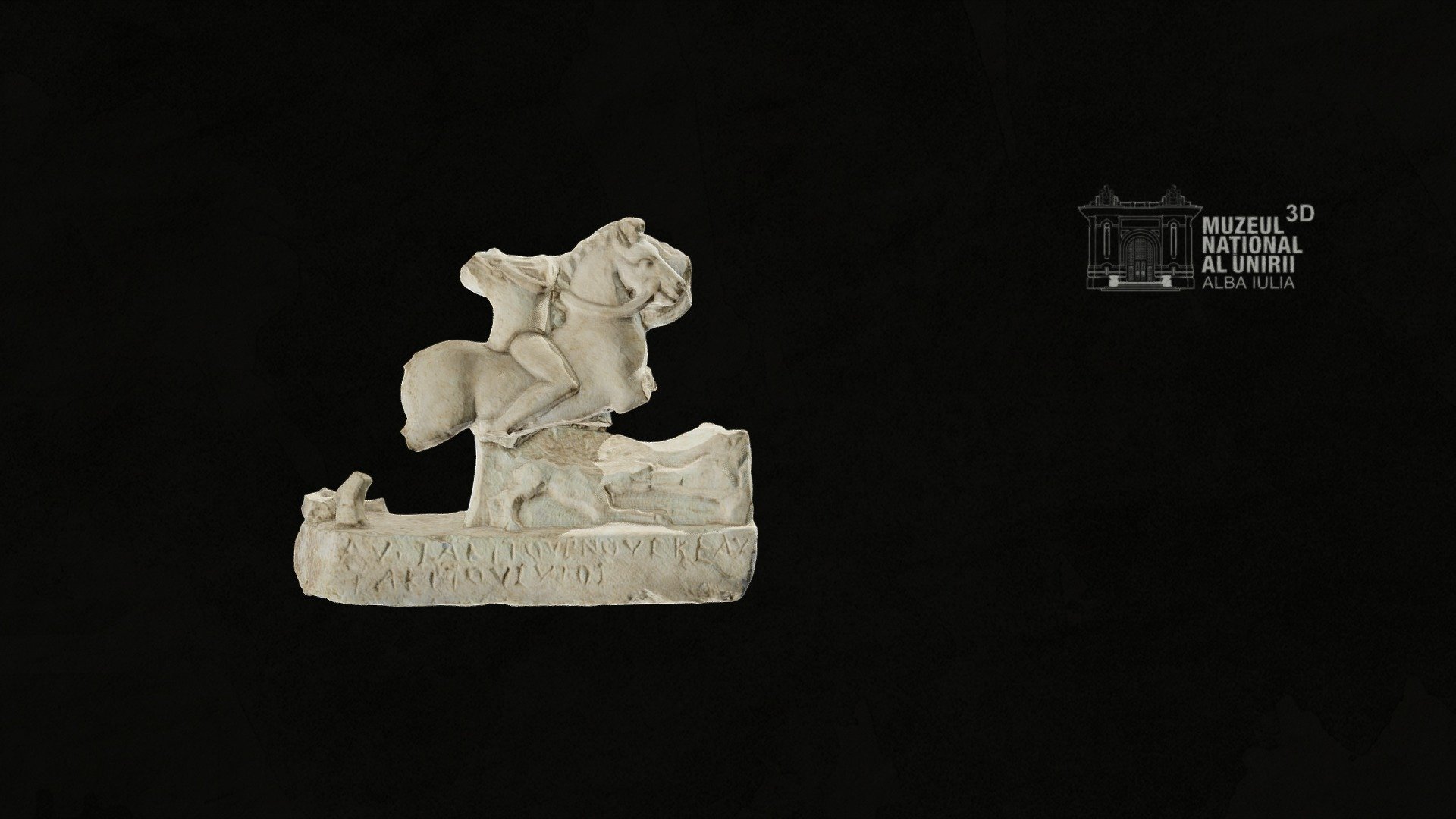 Statuetă votivă Cavalerul Trac - 3D model by Muzeul Național al Unirii ...