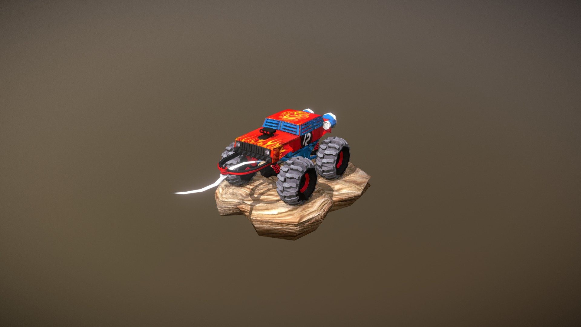 Monster Truck - 3D model by Praveen_IN [2dc54e8] - Sketchfab