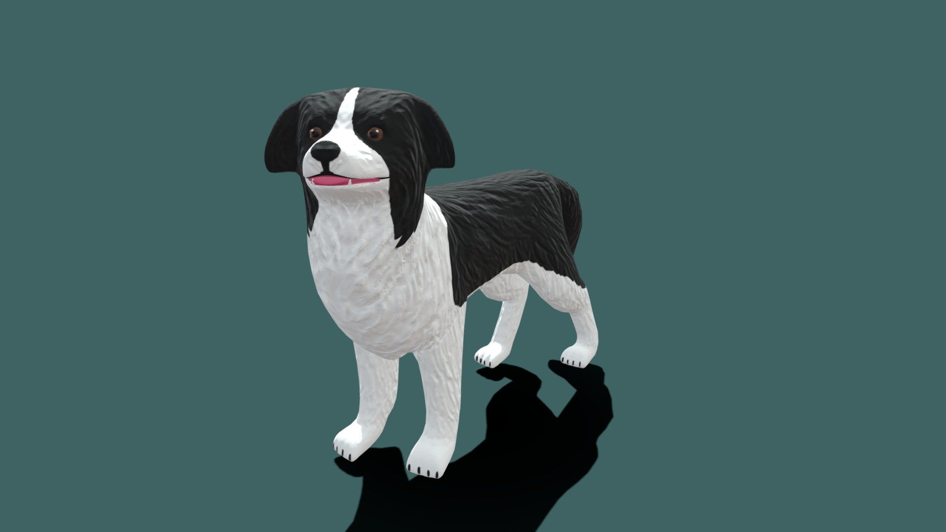 Border Collie Figurine - 3D model by togerat [2dc5815] - Sketchfab