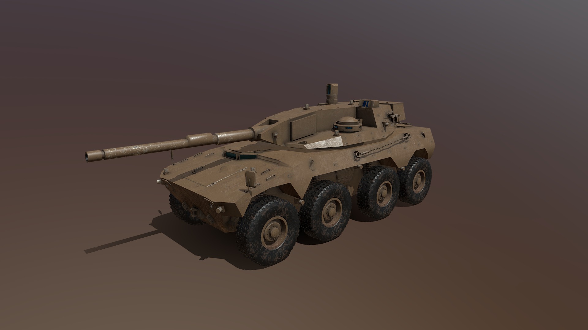 Rookat-120 (SADF) - Buy Royalty Free 3D model by ARMSCor Studios ...